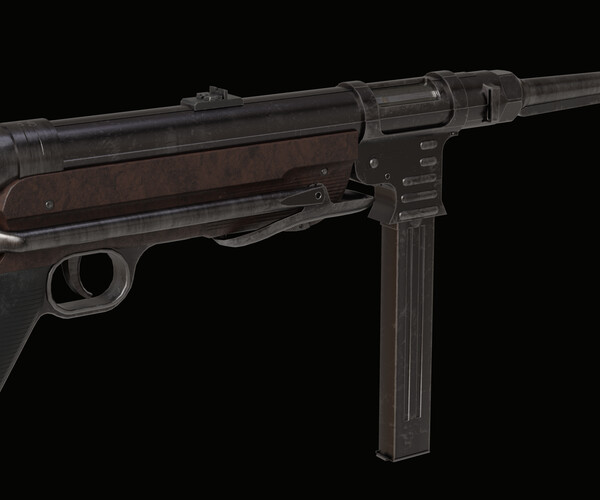 ArtStation - MP40 (Maschinenpistole 40) | Resources