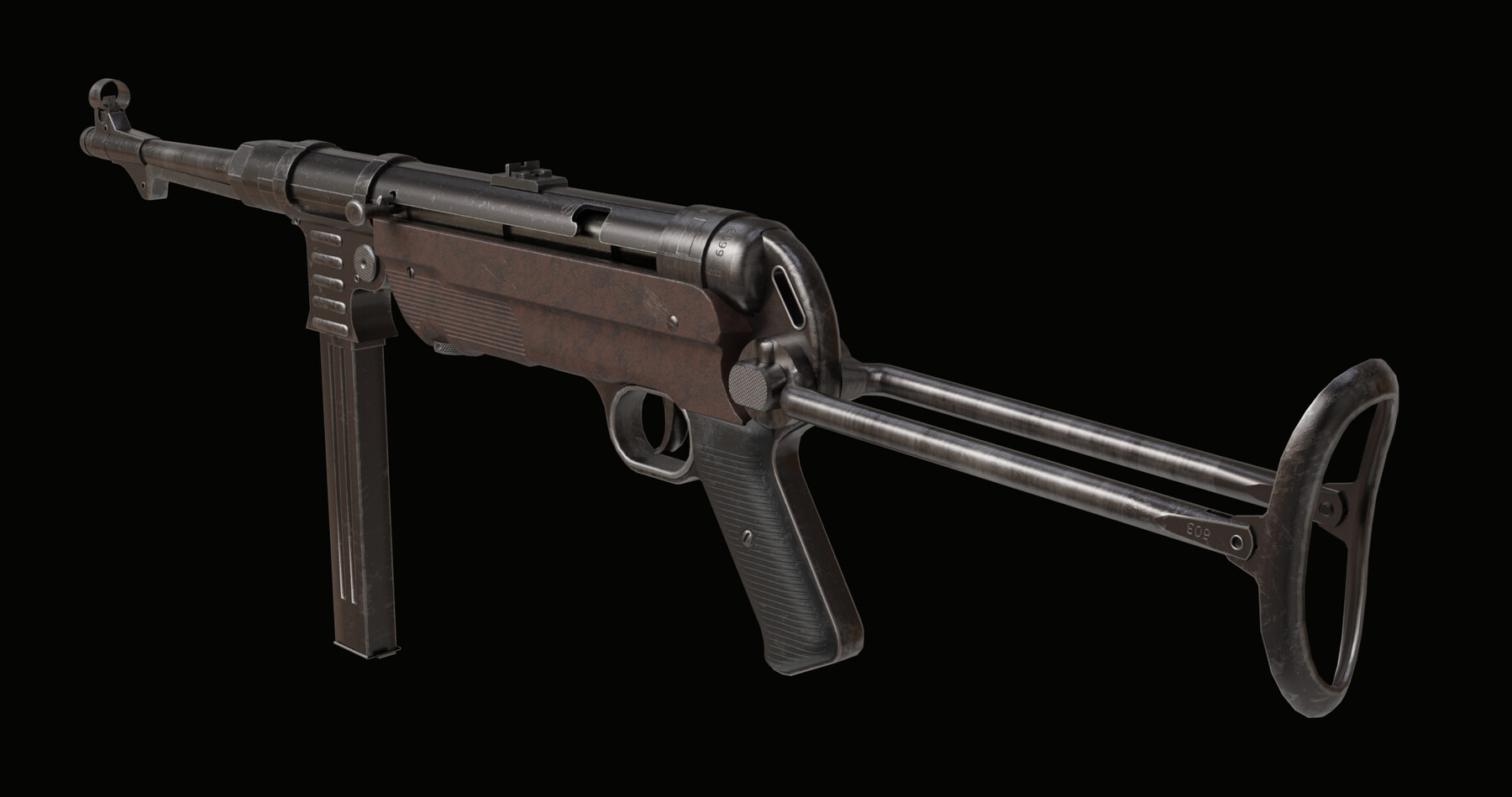 ArtStation - MP40 (Maschinenpistole 40) | Resources