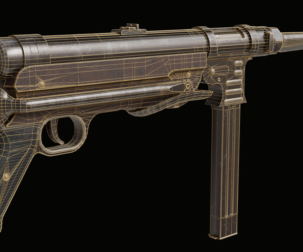 ArtStation - MP40 (Maschinenpistole 40) | Resources