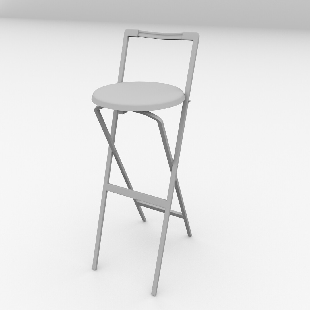 ArtStation - Bar Stool v2 | Game Assets