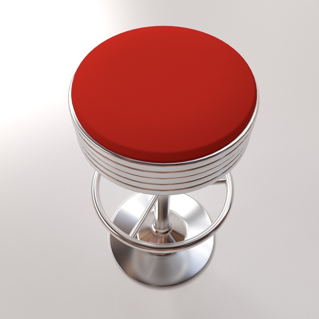 ArtStation - Bar Stool V3 | Game Assets