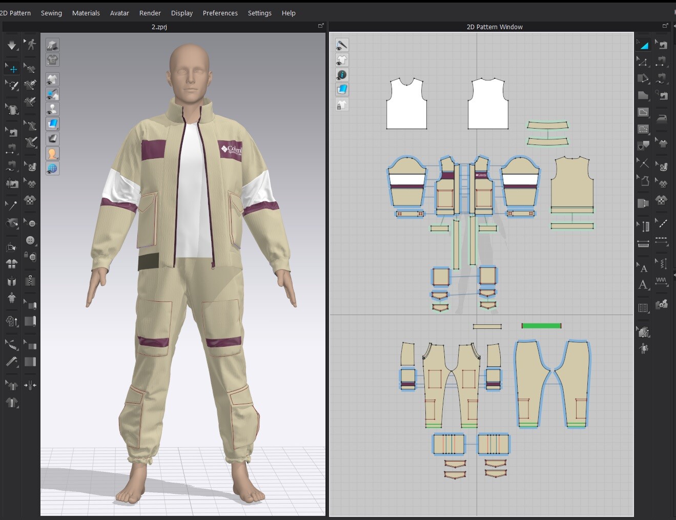 ArtStation - 3 Men's Outfits (P6) _ Marvelous/ CLO | Game Assets