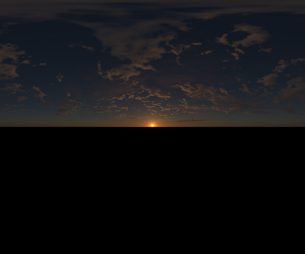 ArtStation - Sunset Skies HDRI Collection Vol.1 - 6 Skies at 16k ...