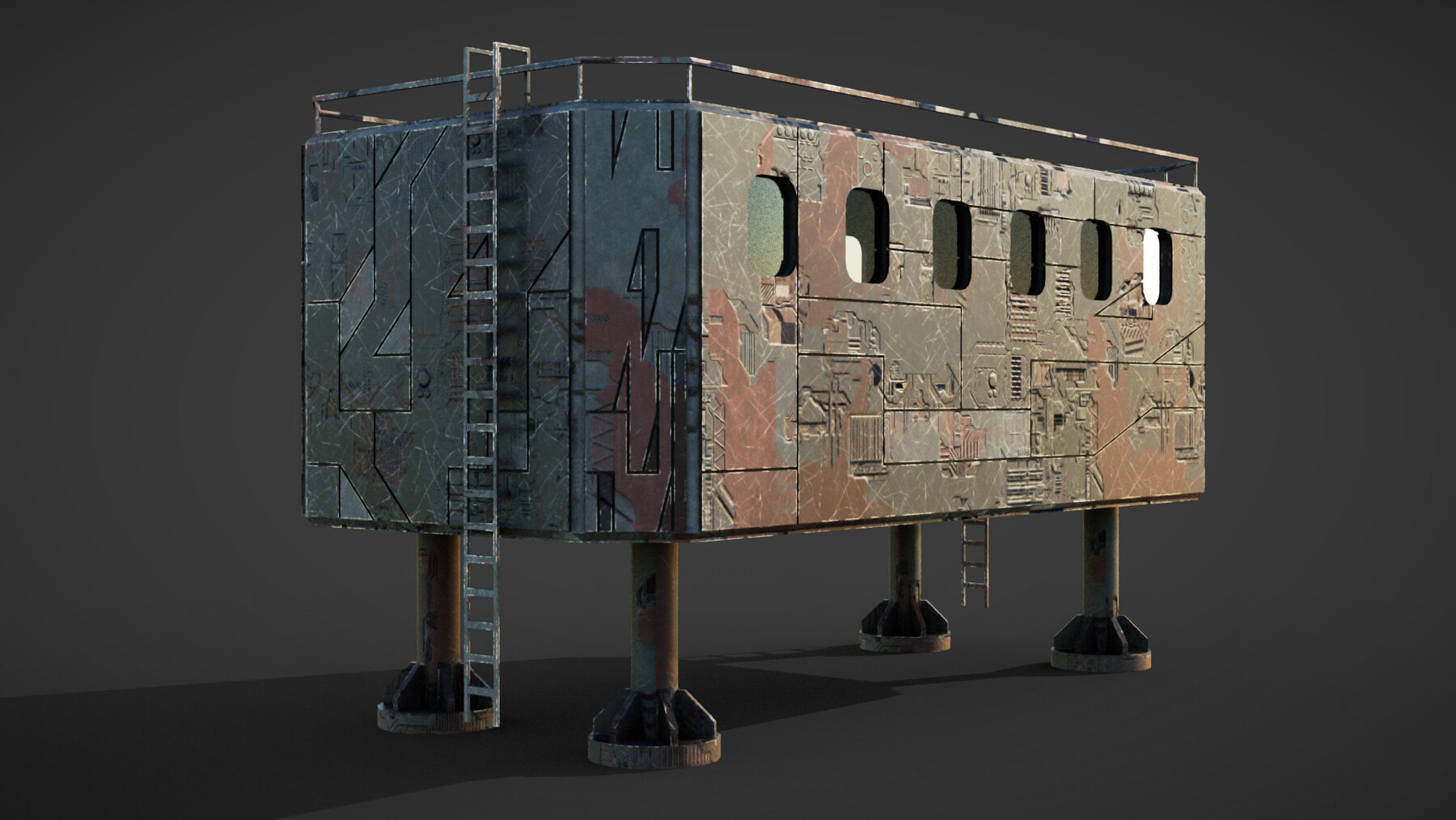 ArtStation - sci-fi station | Game Assets