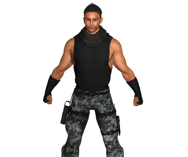 ArtStation - AAA 3D REALISTIC MALE ARMY CHARACTER 01 - HUMAN RIGGED ...