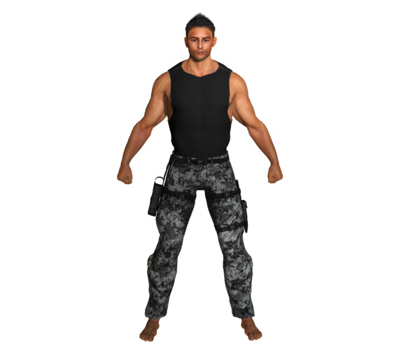 ArtStation - AAA 3D REALISTIC MALE ARMY CHARACTER 01 - HUMAN RIGGED ...