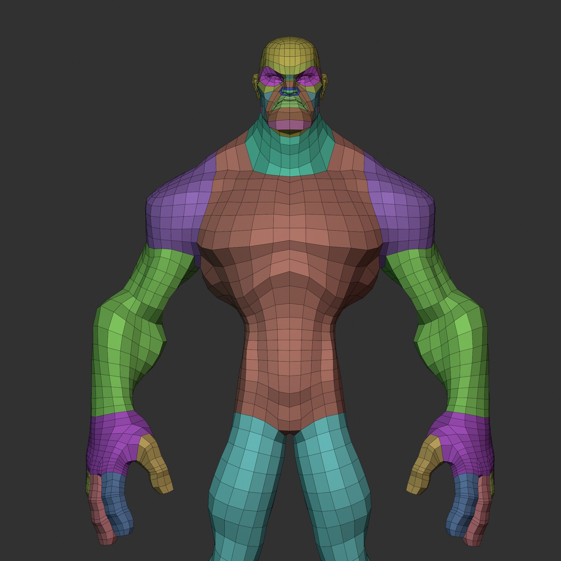 ArtStation - Stylized Hero Lowpoly Basemesh V3 | Resources