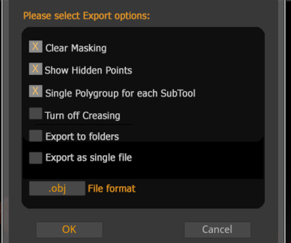 ArtStation - Fix obj names for zbrush subtool | Resources