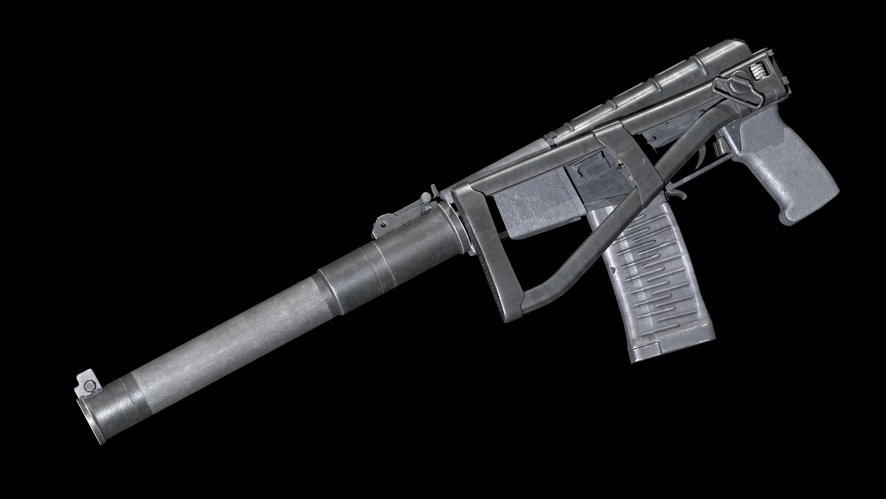 ArtStation - MILITARY Game Ready AS VAL Low-poly 3D model | Game Assets