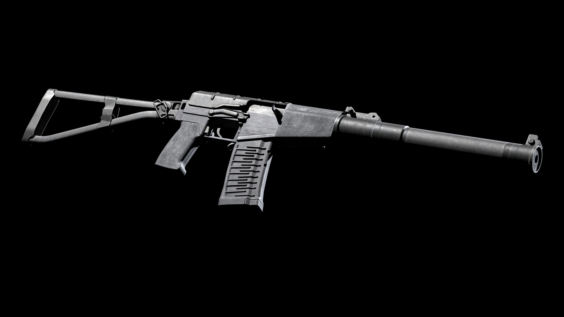 ArtStation - MILITARY Game Ready AS VAL Low-poly 3D model | Game Assets