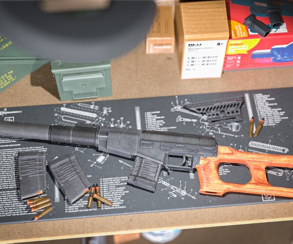 ArtStation - MILITARY Game Ready VSS Vintorez | Game Assets