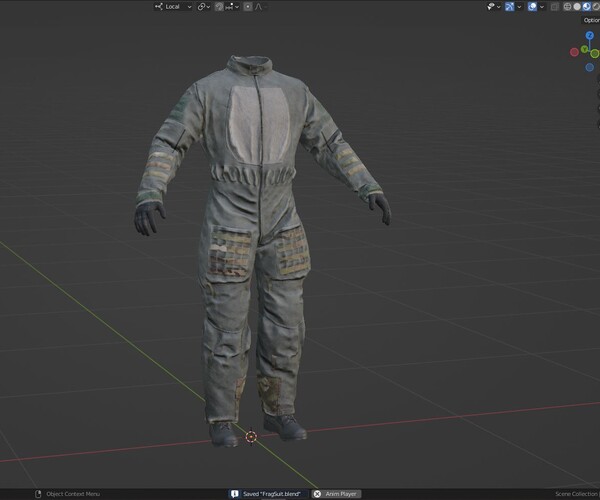 ArtStation - MILITARY Game Ready Fort Fortres Frag Suit Low-poly 3D ...