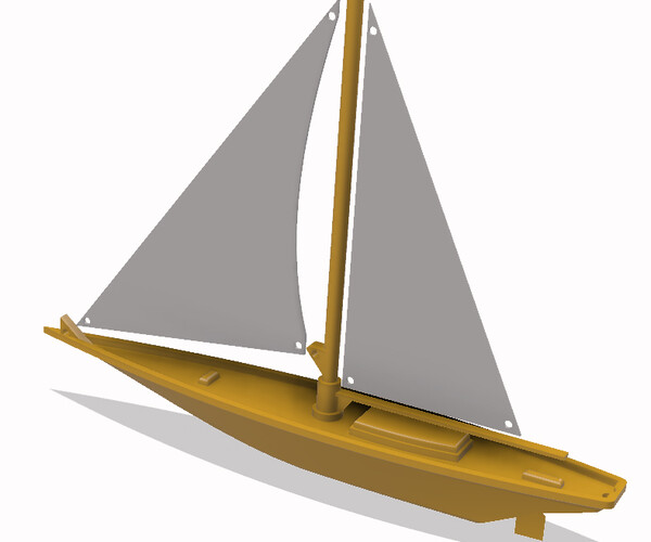 ArtStation - Sailing Boat 3D model | Resources
