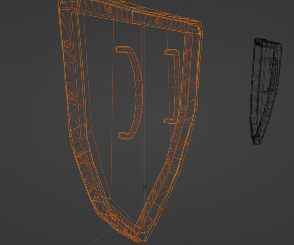 ArtStation - Shield Wooden Medieval Knight Adventurer Warrior | Game Assets