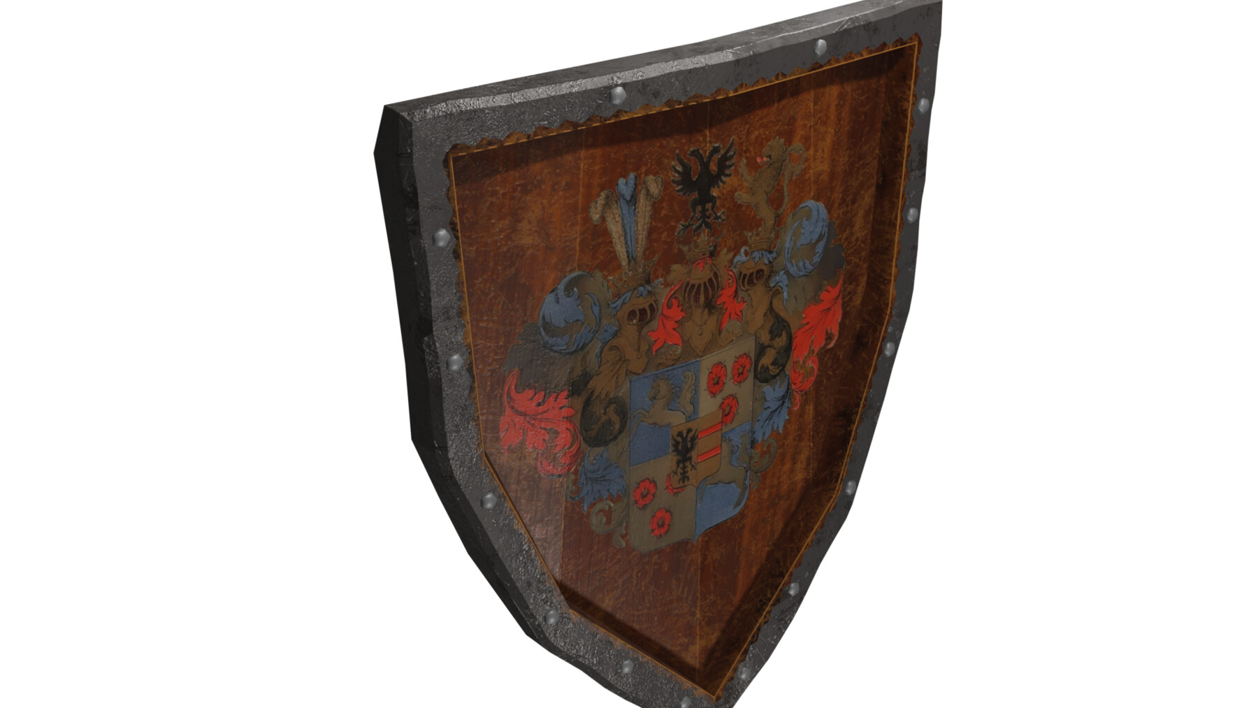 ArtStation - Shield Wooden Medieval Knight Adventurer Warrior | Game Assets