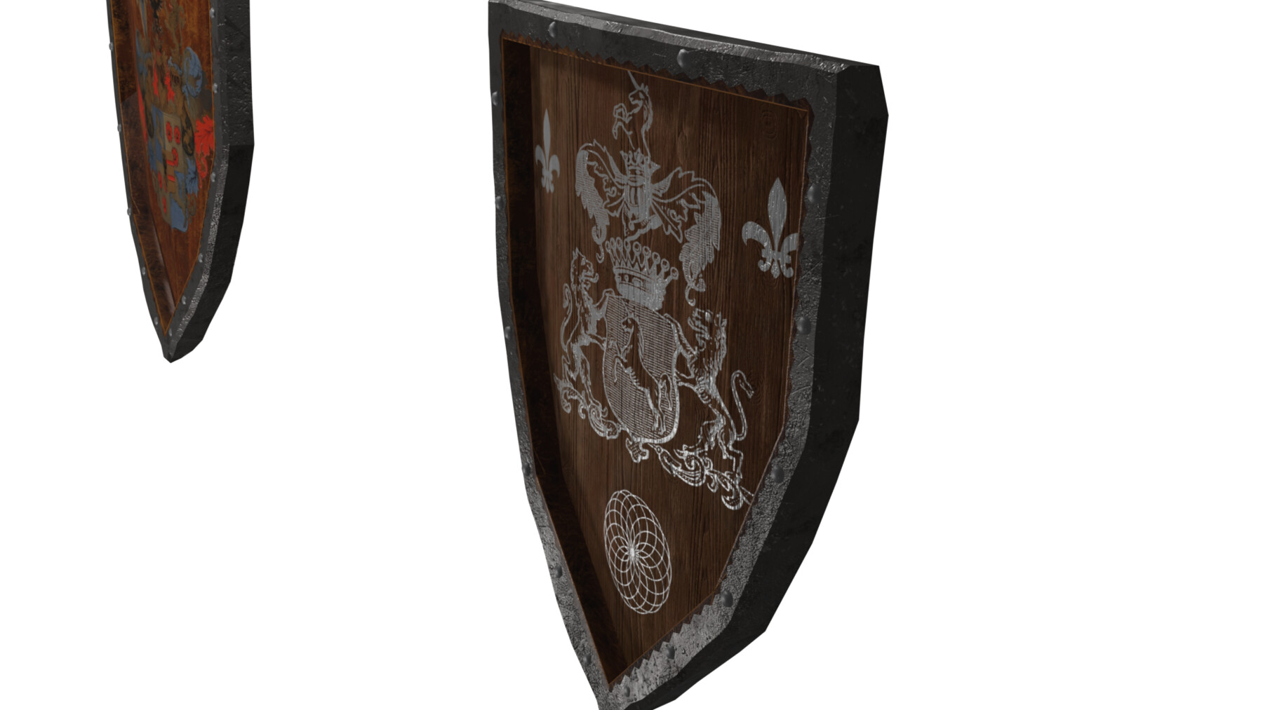 ArtStation - Shield Wooden Medieval Knight Adventurer Warrior | Game Assets