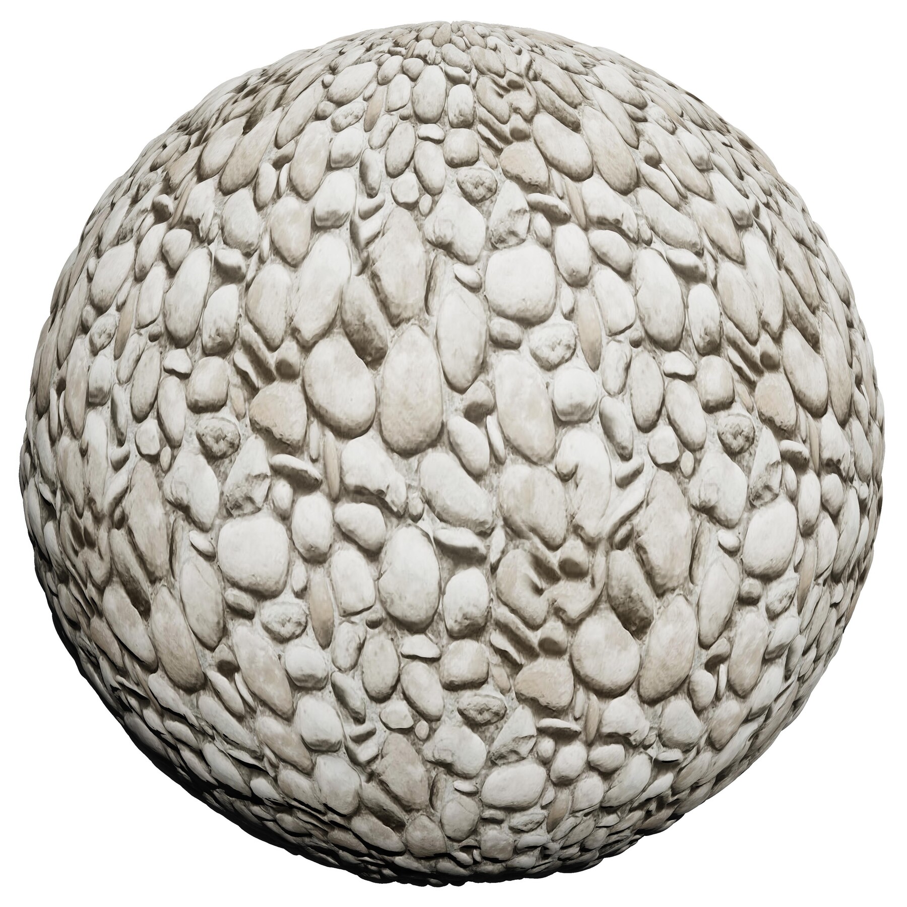 ArtStation - FB559 Field Stone Covering, cobblestone | 3 mat | 4k | PBR ...