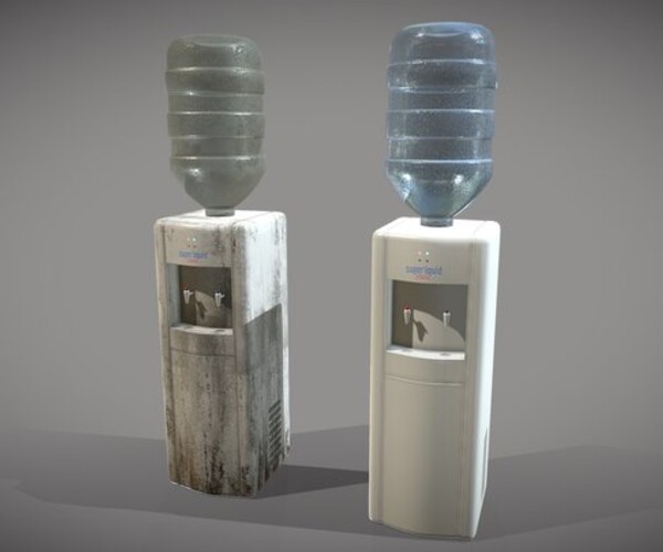 ArtStation - Pair of water coolers / dispensers | Game Assets