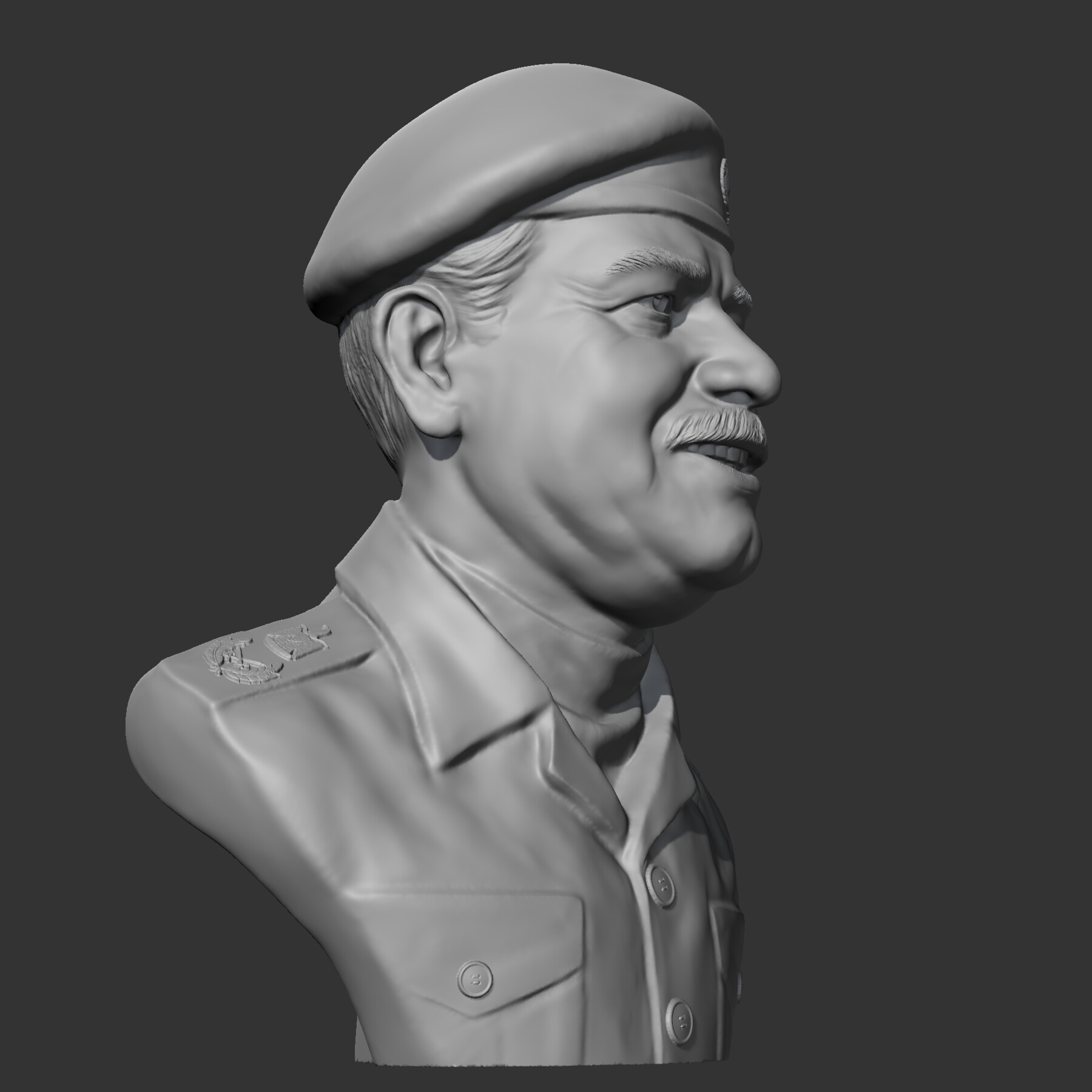 ArtStation - Saddam Hussein 3D print model | Resources
