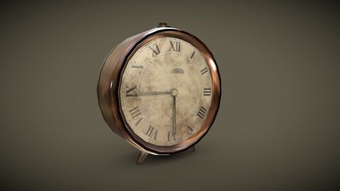 ArtStation - Old clock | Game Assets