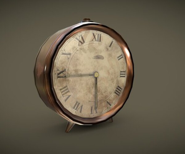 ArtStation - Old clock | Game Assets
