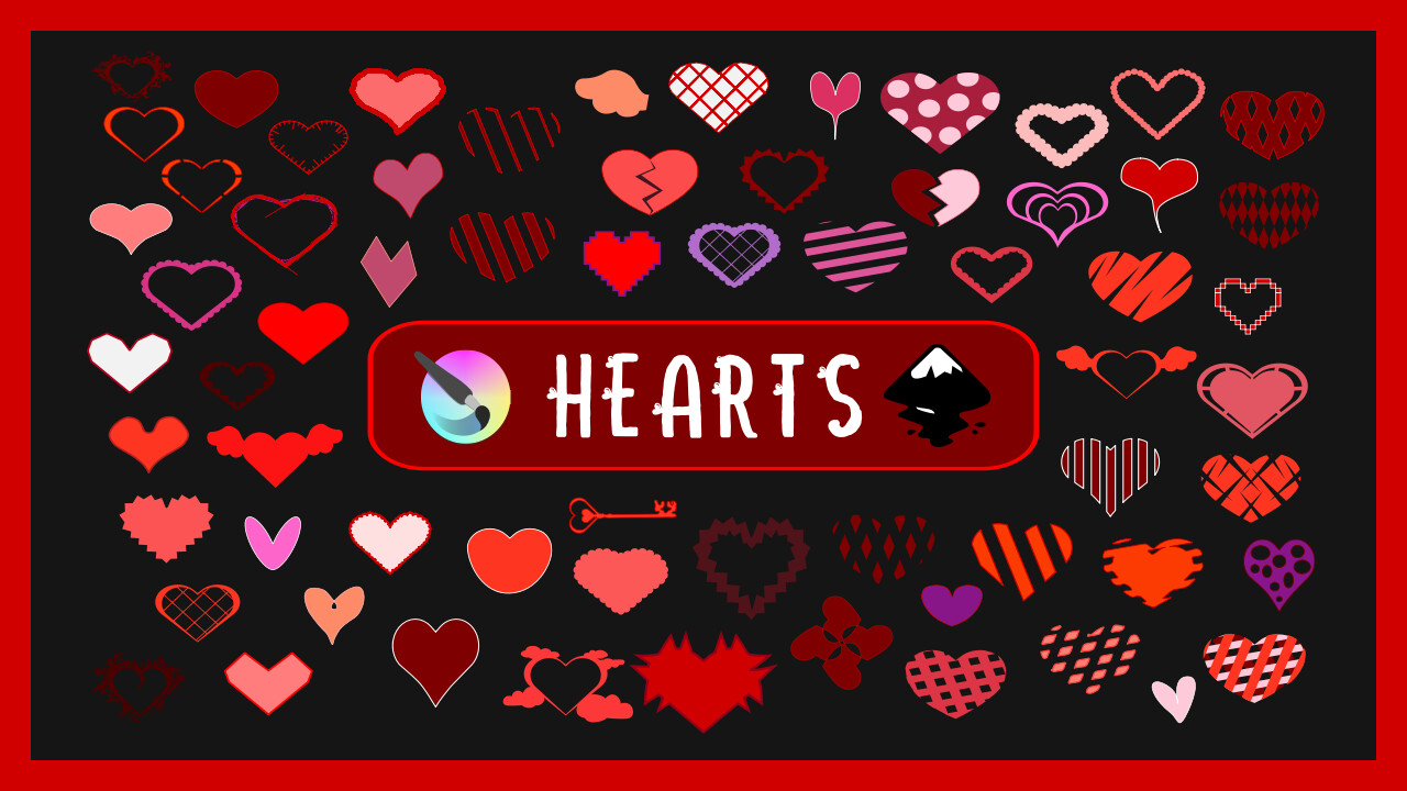 ArtStation - 5+1 Vector/Symbol Library Bundle for Krita & Inkscape ...