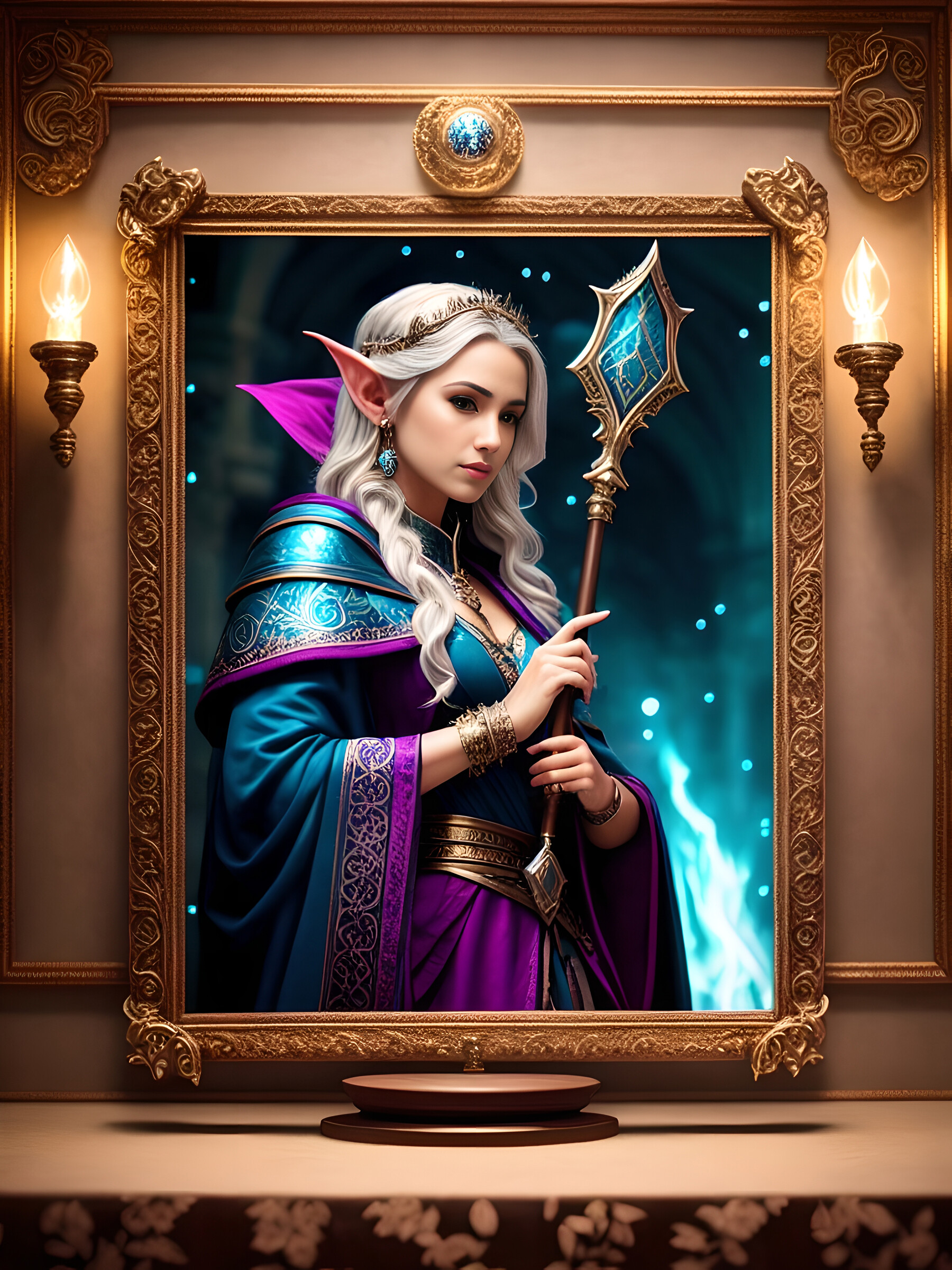 ArtStation - Elfic sorceress character pack (69 illustrations, NSFW) | Artworks