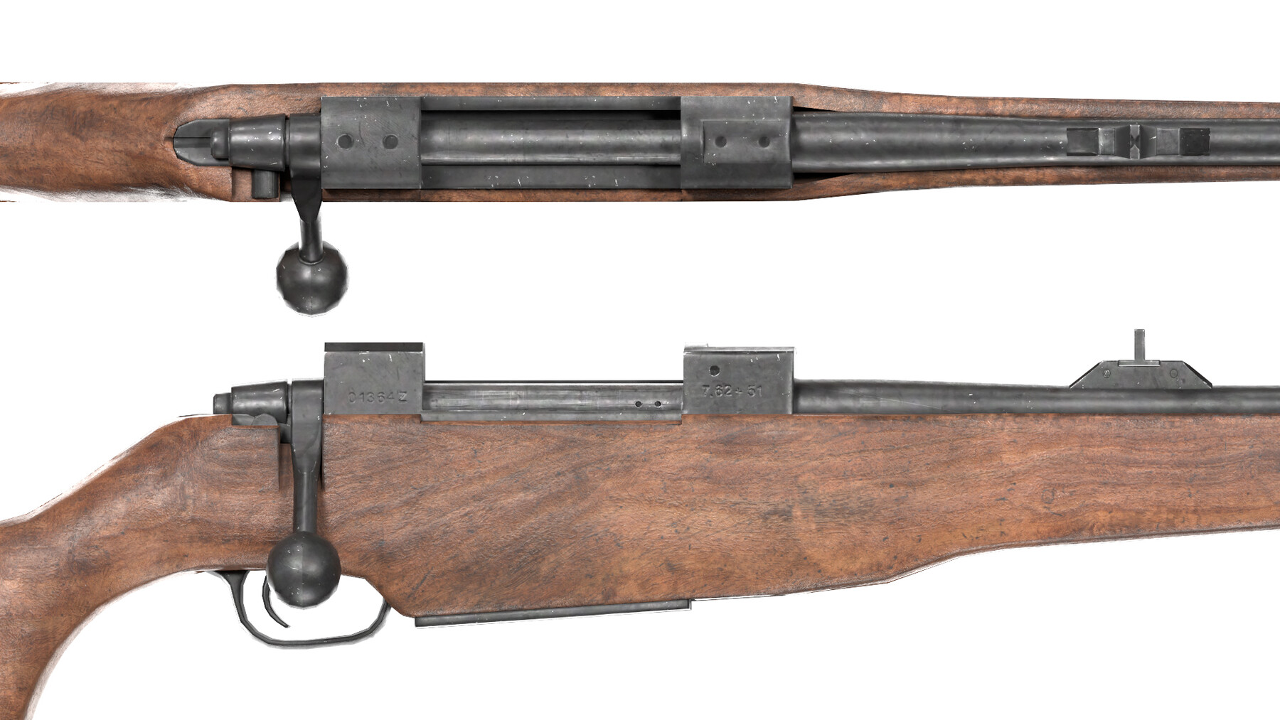 ArtStation - MILITARY Game Ready Elmech EM-992 Croatian Sniper Rifle ...