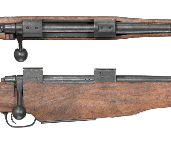 ArtStation - MILITARY Game Ready Elmech EM-992 Croatian Sniper Rifle ...