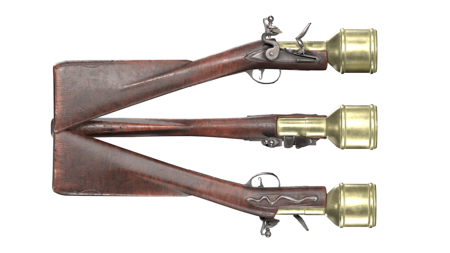 ArtStation - MILITARY Game Ready 18th Century Hand Mortar Low-poly 3D ...