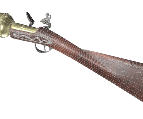 ArtStation - MILITARY Game Ready 18th Century Hand Mortar Low-poly 3D ...