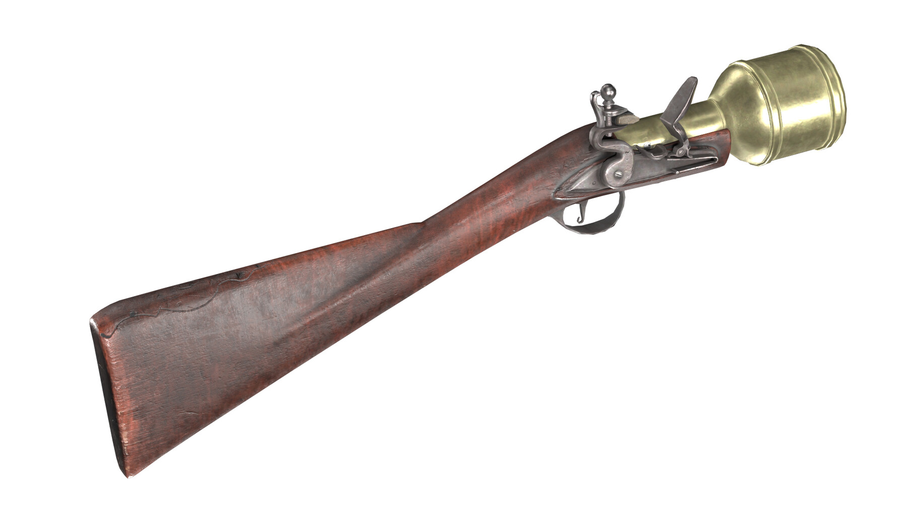 ArtStation - MILITARY Game Ready 18th Century Hand Mortar Low-poly 3D ...