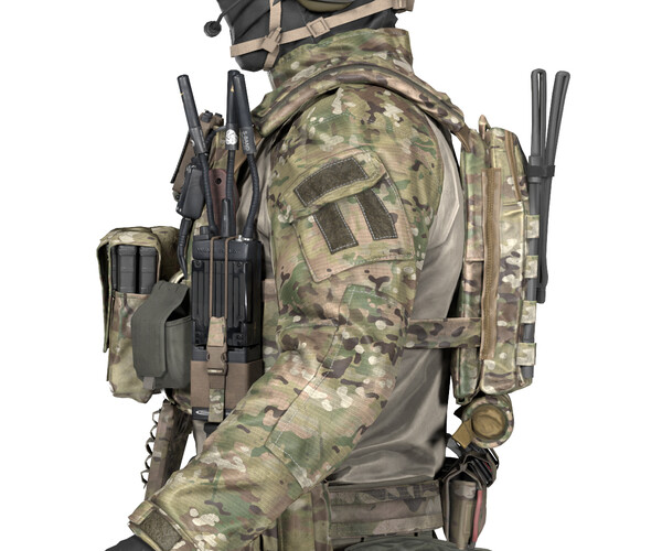 ArtStation - MILITARY TBAS V5 Plate Carrier Vest Low-poly 3D model ...