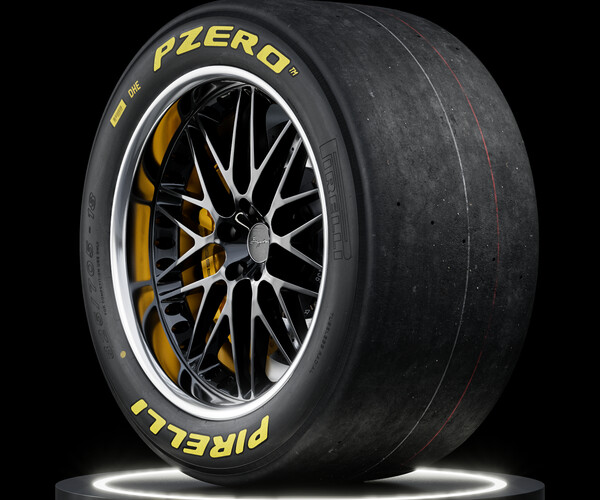 ArtStation - Pirelli P ZERO™ DHE Slick 325/705–18 (Real World Details ...