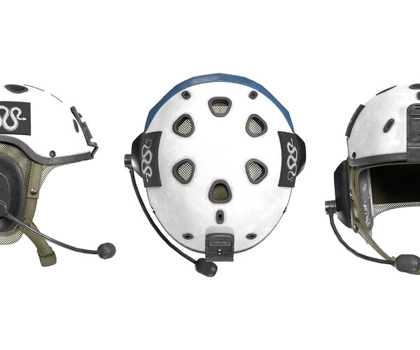 ArtStation - SCIFI Game Ready XOF Special Forces Helmet Low-poly 3D ...