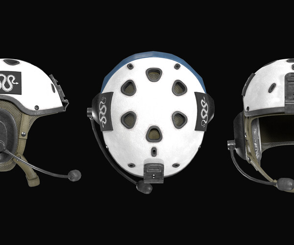 ArtStation - SCIFI Game Ready XOF Special Forces Helmet Low-poly 3D ...