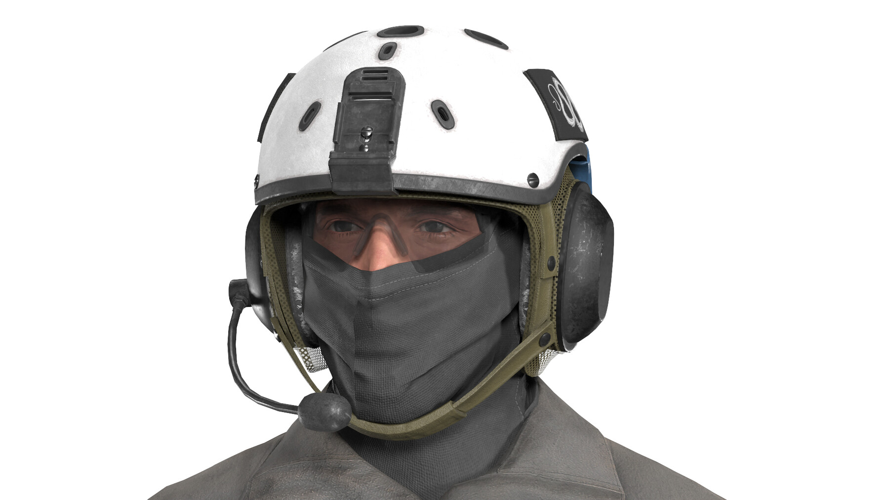 ArtStation - SCIFI Game Ready XOF Special Forces Helmet Low-poly 3D ...