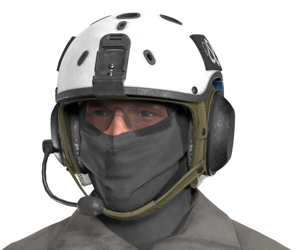 ArtStation - SCIFI Game Ready XOF Special Forces Helmet Low-poly 3D ...