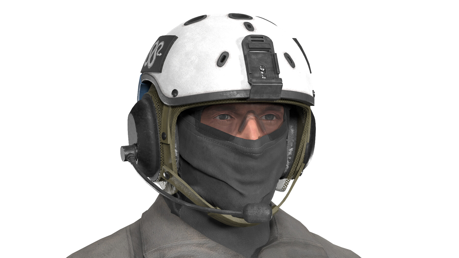 ArtStation - SCIFI Game Ready XOF Special Forces Helmet Low-poly 3D ...