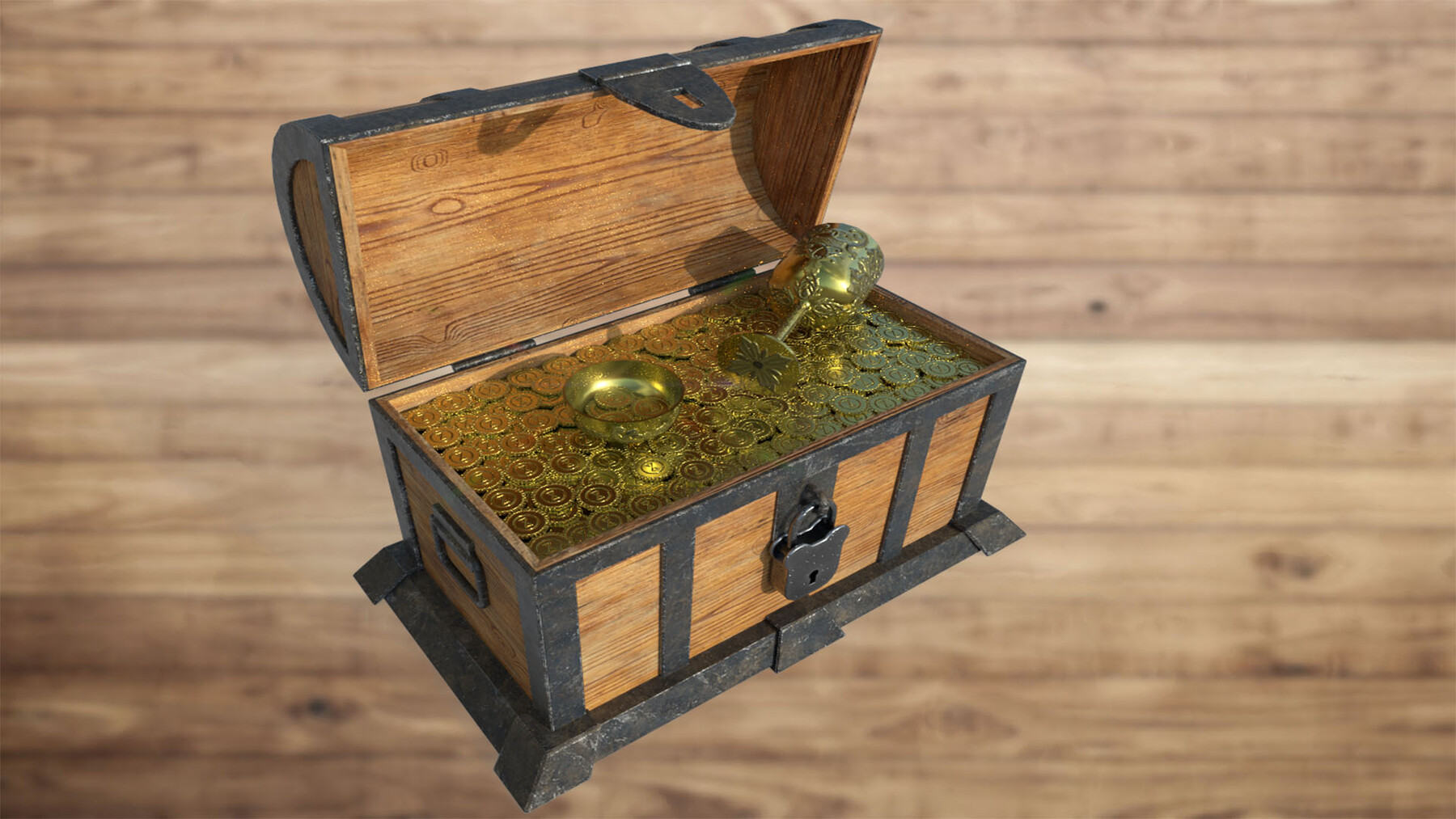 ArtStation - Chest Low-poly 3D model | Resources