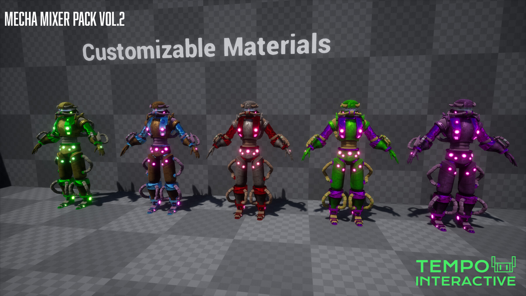 ArtStation - Mecha Mixer Pack Vol. 2 | Game Assets