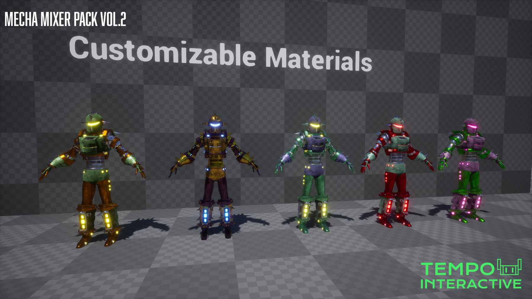 ArtStation - Mecha Mixer Pack Vol. 2 | Game Assets