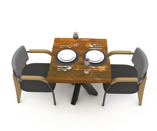 ArtStation - dining table 012 3D model | Resources