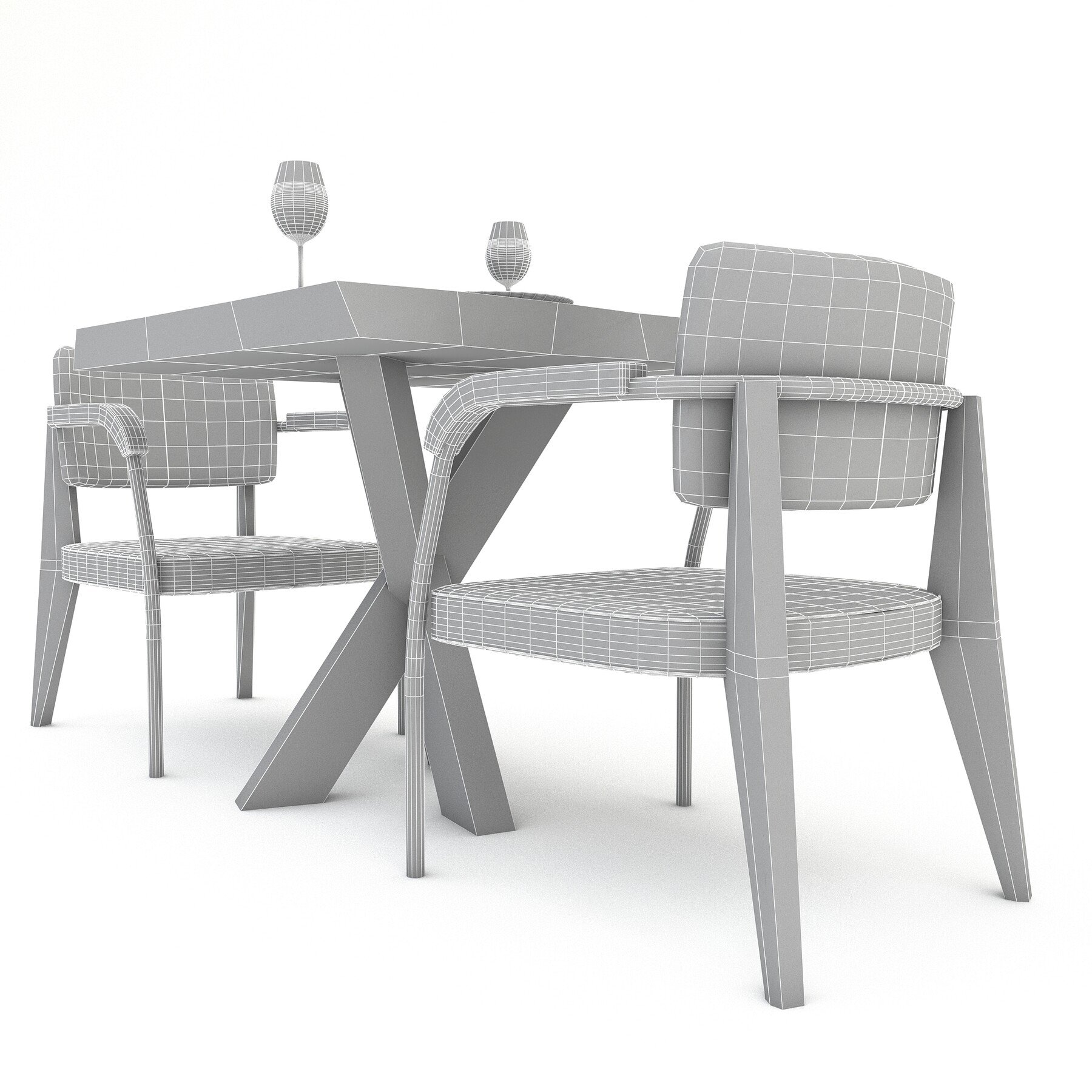 ArtStation - dining table 012 3D model | Resources