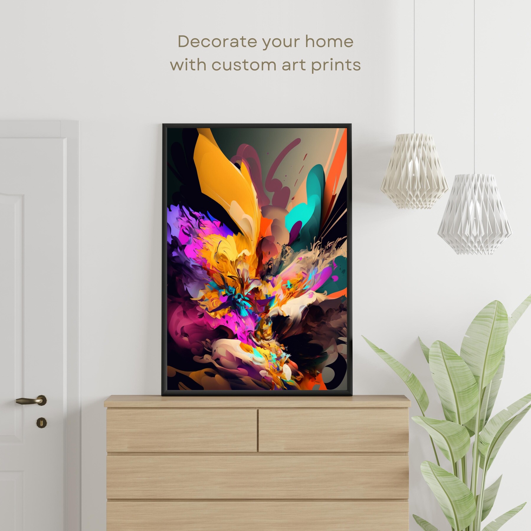 ArtStation - Digital Print, Abstract Wall Art, Abstract Print, Elegant Painting, Printable Wall ...