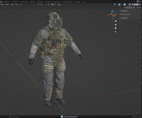 ArtStation - MILITARY Game Ready Character Russian Assault Soldier ...