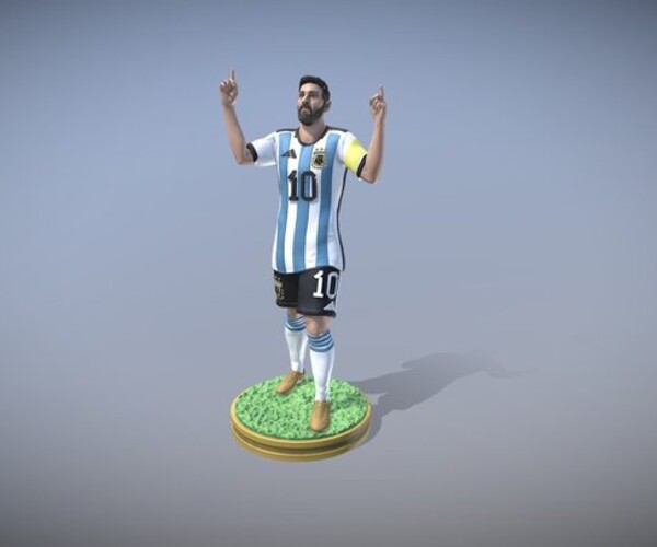 ArtStation - Lionel Messi figure for 3D Print Qatar 2022 | Resources