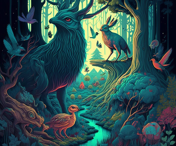 ArtStation - Magical Woods | Artworks