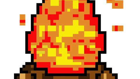 ArtStation - Feu pixel | Artworks