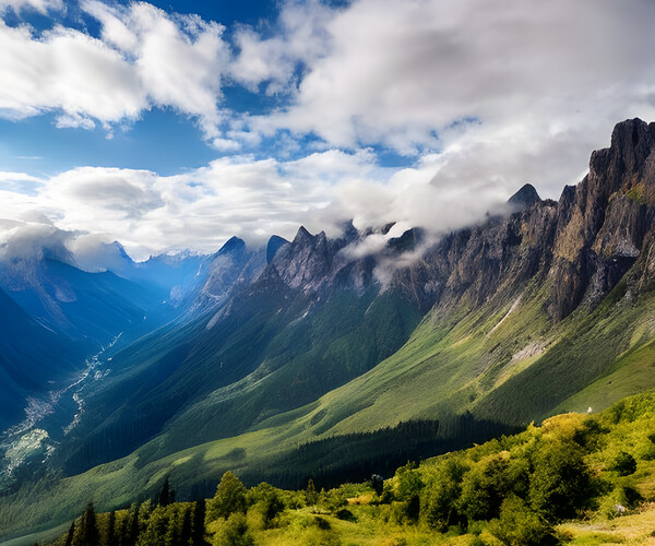 ArtStation - Amazing mountains and valleys | Artworks